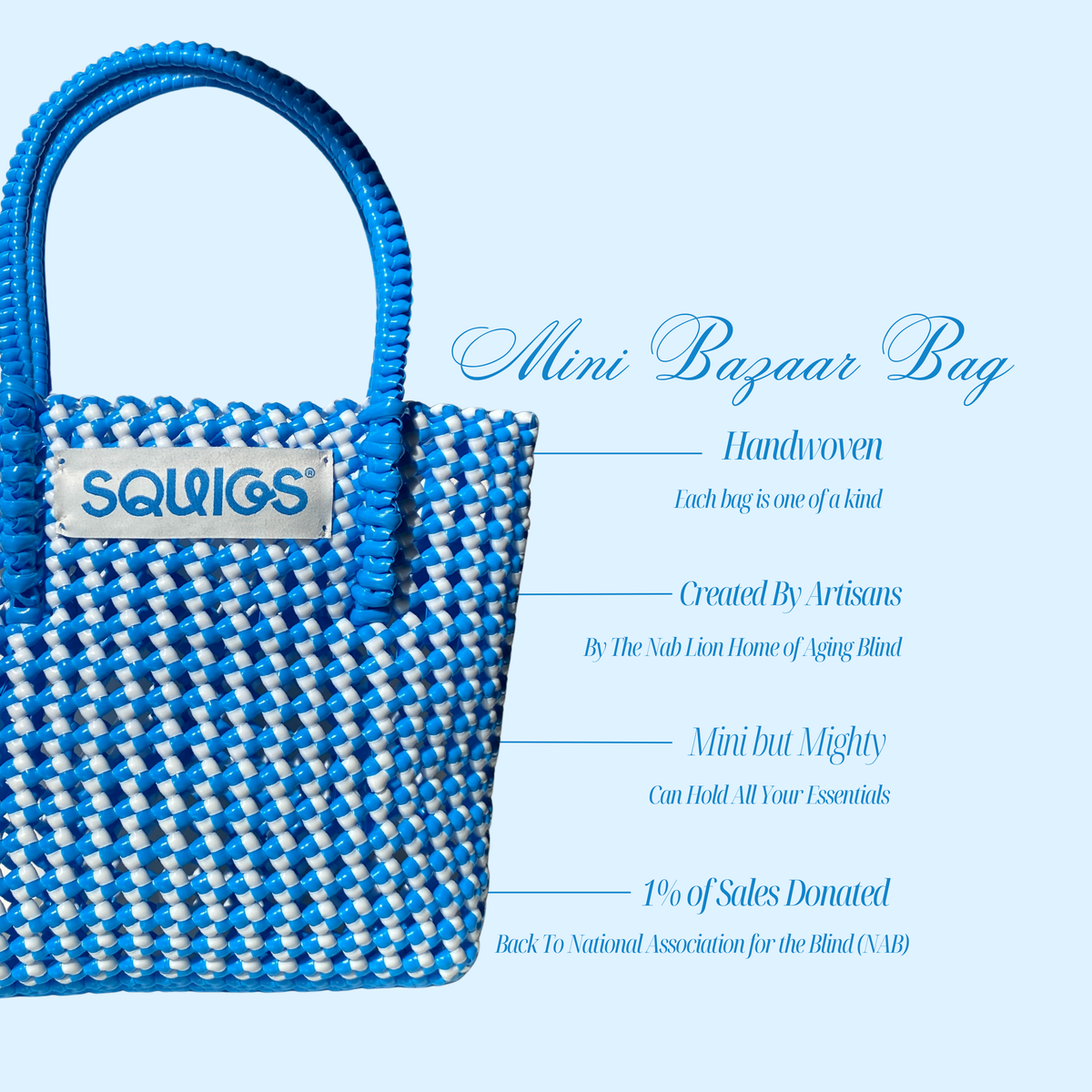 Mini Bazaar Bag by NAB Artisans | Squigs Beauty